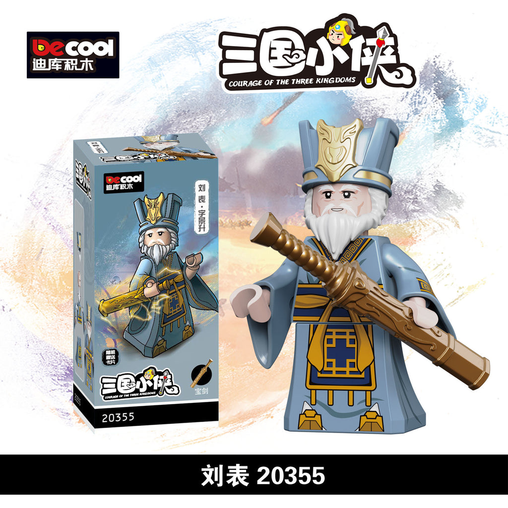 Decool Romance of the Three Kingdoms Character Bricks - Set 10 – Big Brick Store