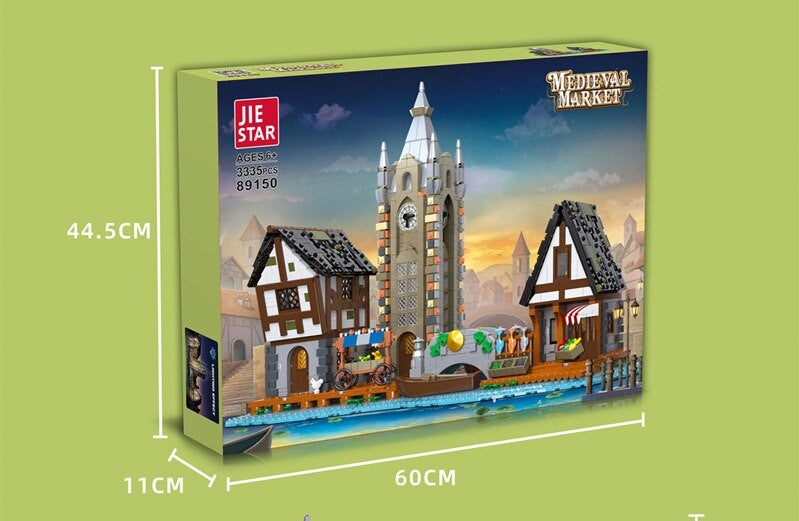 Jie Star 89150 Medieval Market – Big Brick Store