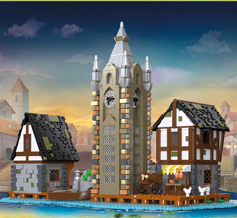 Jie Star 89150 Medieval Market – Big Brick Store