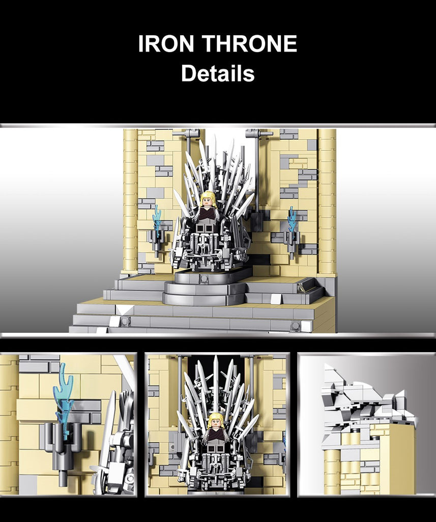 K130 Games of Throne - Iron Throne – Big Brick Store